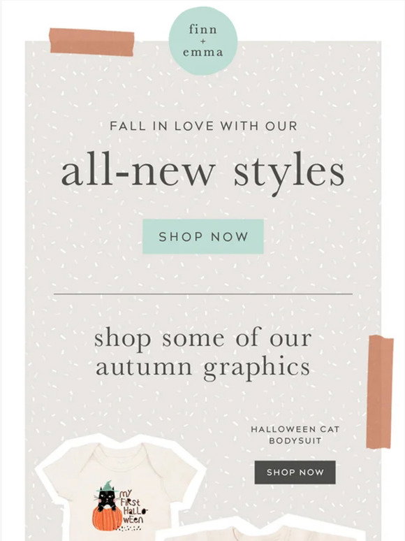 Finn + Emma: Fall in love with our new fall graphics 🍂 | Milled