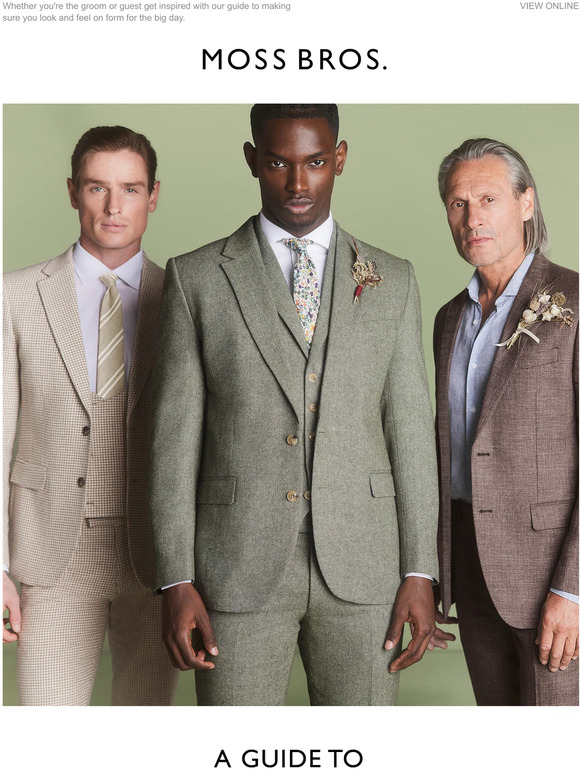 Moss Bros: The wedding style guide | Milled