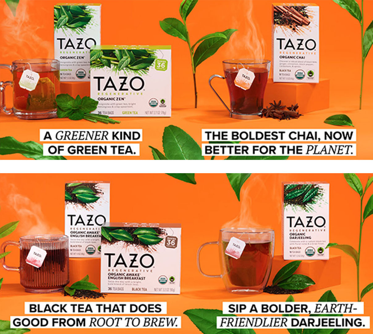 Simple: TAZO® launches NEW regenerative & organic teas! 🍵💚 | Milled