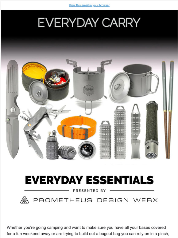 Everyday Carry: The Ultimate Titanium Outdoor EDC 🔗 | Milled