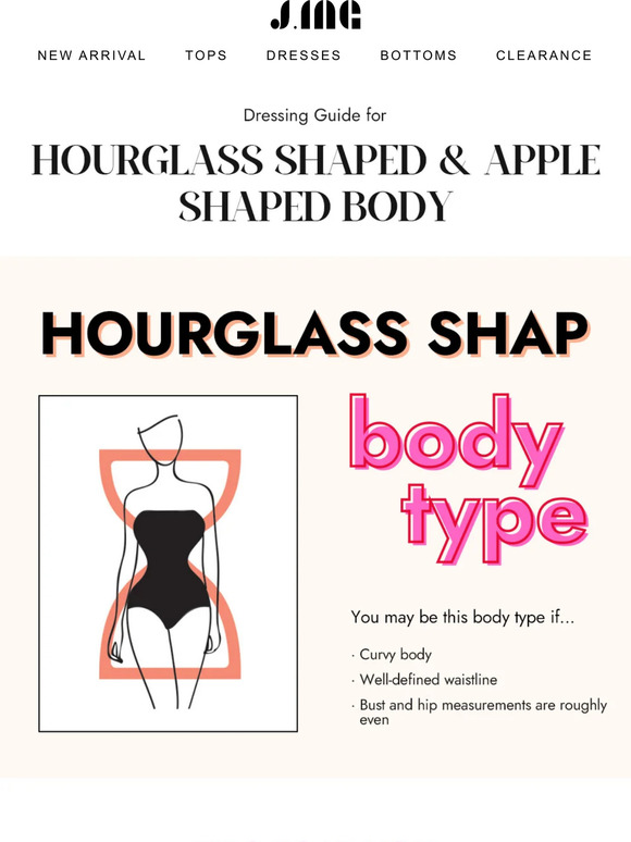 J.ING: What to Wear: Hourglass & Apple Shaped Body | Milled