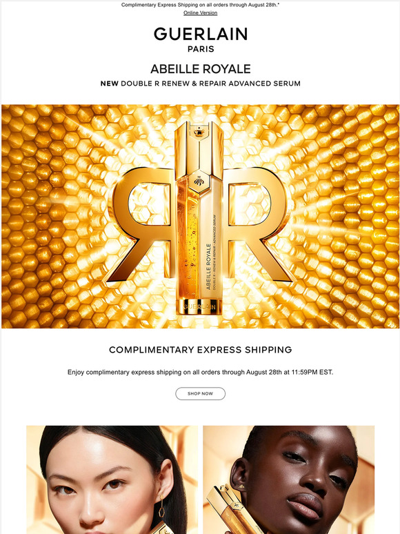Guerlain: Limited Time Only, Complimentary Express Shipping | Milled