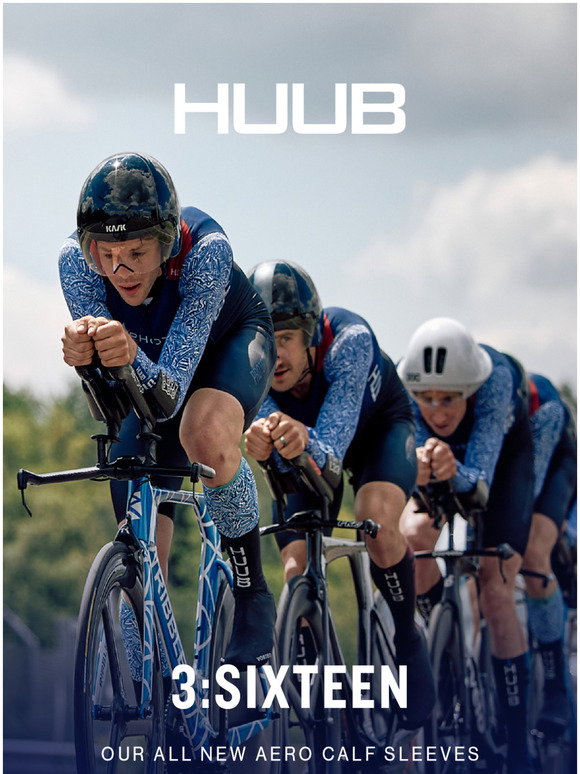 HUUB Design: 3:Sixteen Calf Sleeves | Watt saving Aero-Bridge ...