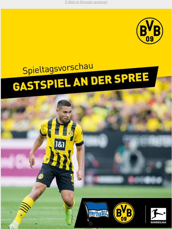 bvb: ⬛️ 🟨 Alle Infos zum Gastspiel im Berliner Olympiastadion ⬛️ 🟨 | Milled