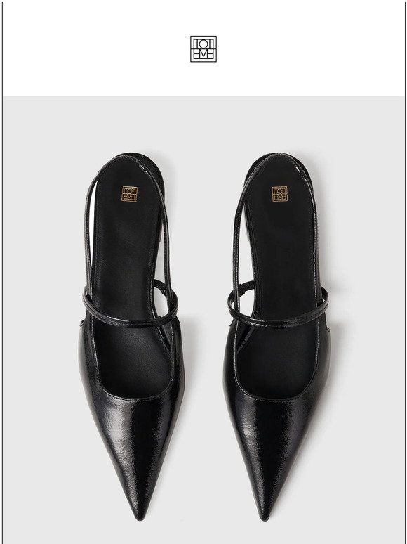 TOTÊME: New in: The Sharp Slingback | Milled