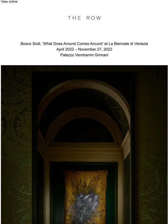 The Row: La Biennale di Venezia | Bosco Sodi, ‘What Goes Around Comes ...