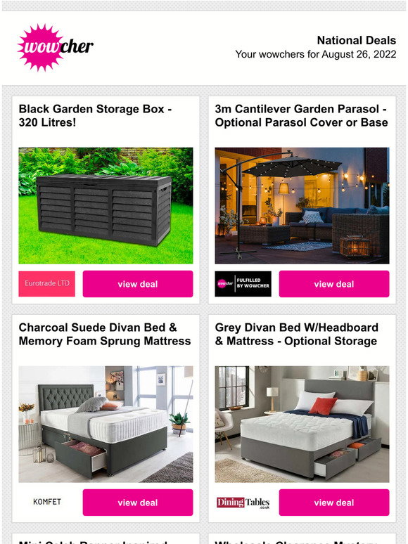 Wowcher: Wowchers for you: 320 Litre Garden Storage Box | 3m LED ...