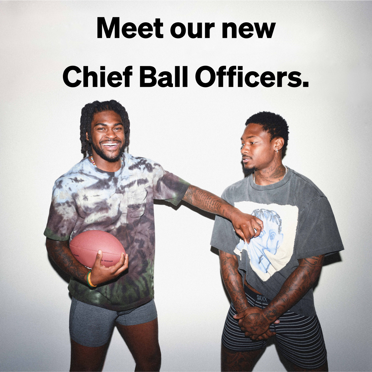 SAXX: Meet our new Chief Ball Officers 🏈 | Milled