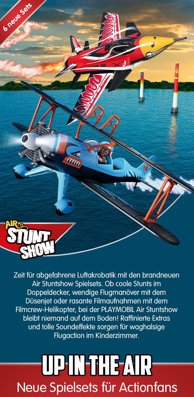 PLAYMOBIL: Ab in die Lüfte mit der Air Stuntshow! | Milled