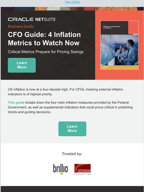 NetSuite: CFO Guide: 4 Inflation Metrics to Watch Now | Milled