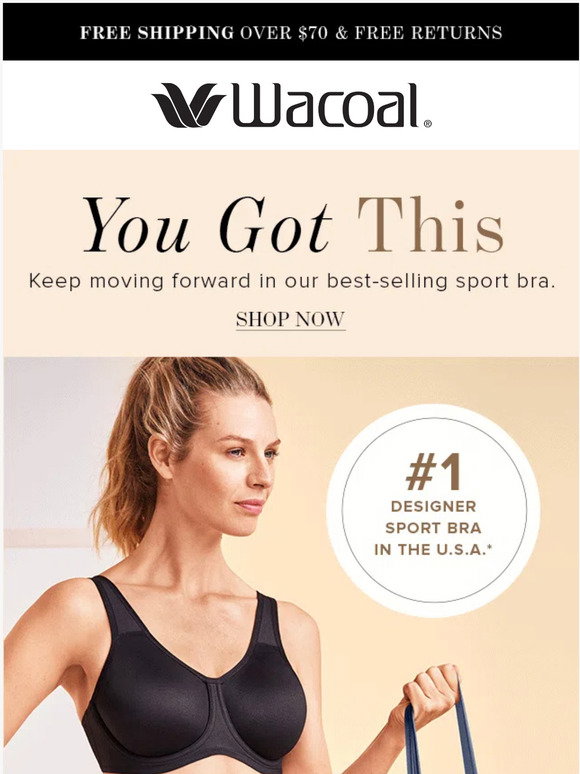 Wacoal: Best Sport Bra Ever | Milled