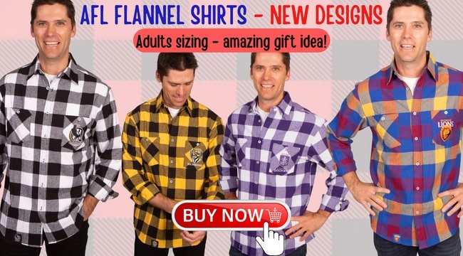 AFL Footy Shop: 🎉AFL Flannel Shirts are back Footy Fan - get yours now ...
