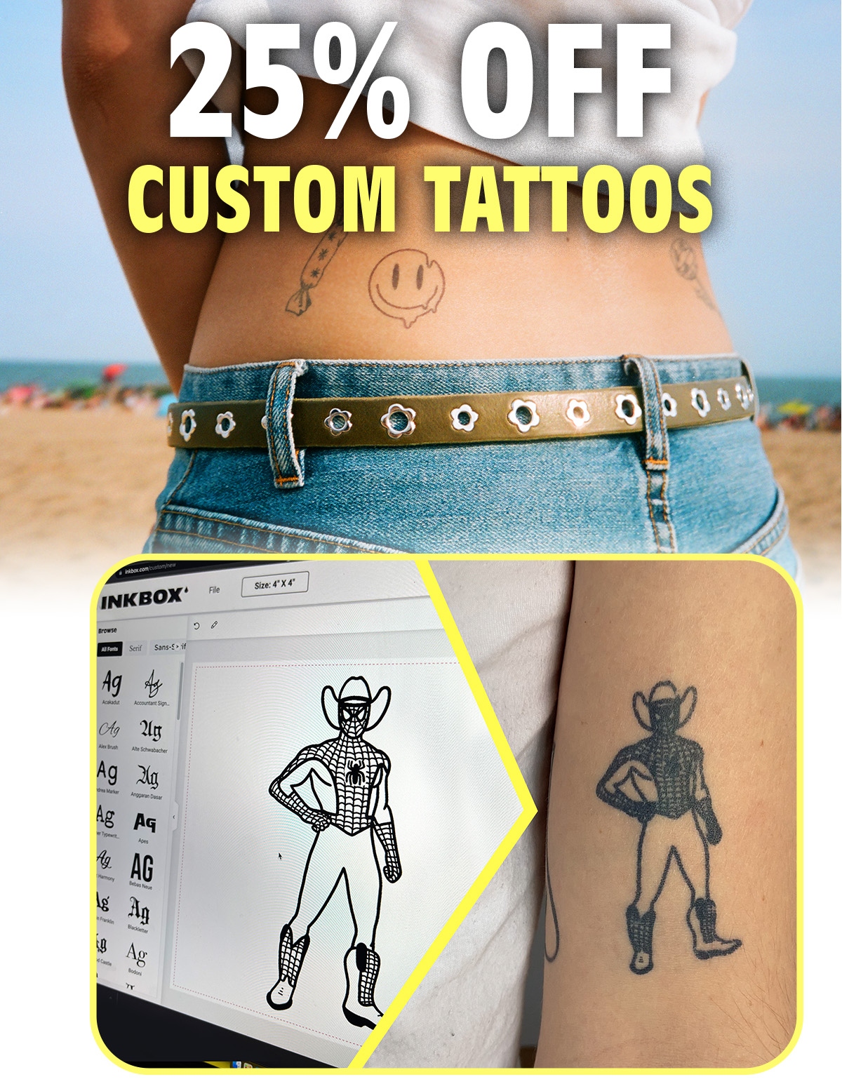 INKBOX: 25% OFF 💧 Custom Tattoos | Milled