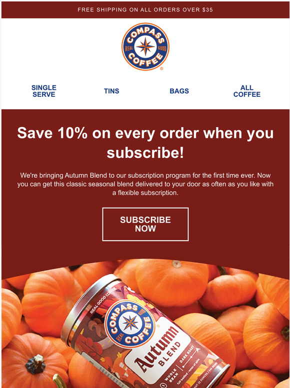 Compass Coffee: How to never run out of coffee: | Milled