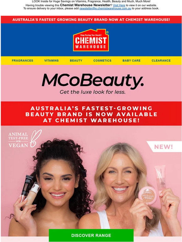 My Chemist: Australia's Fastest Growing Beauty Brand Now At Chemist ...