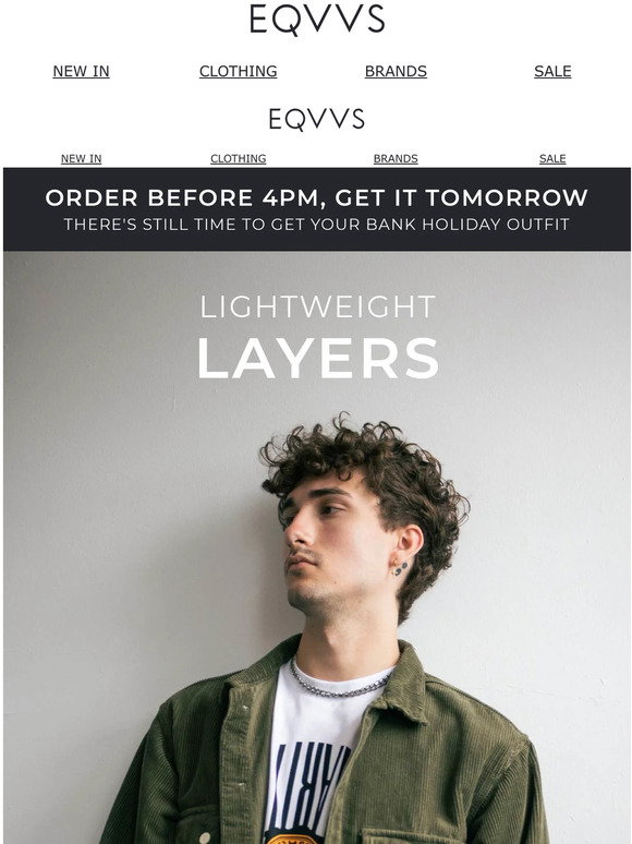 Eqvvs: 20% ﻿off these lightweight layers | Milled
