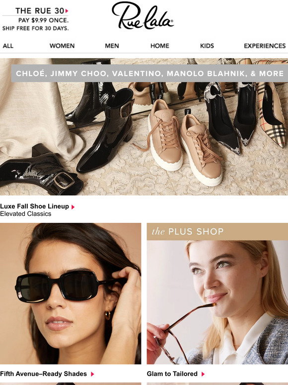 Rue La La: Luxe Fall Shoe Lineup • Fifth Avenue–Ready Shades | Milled