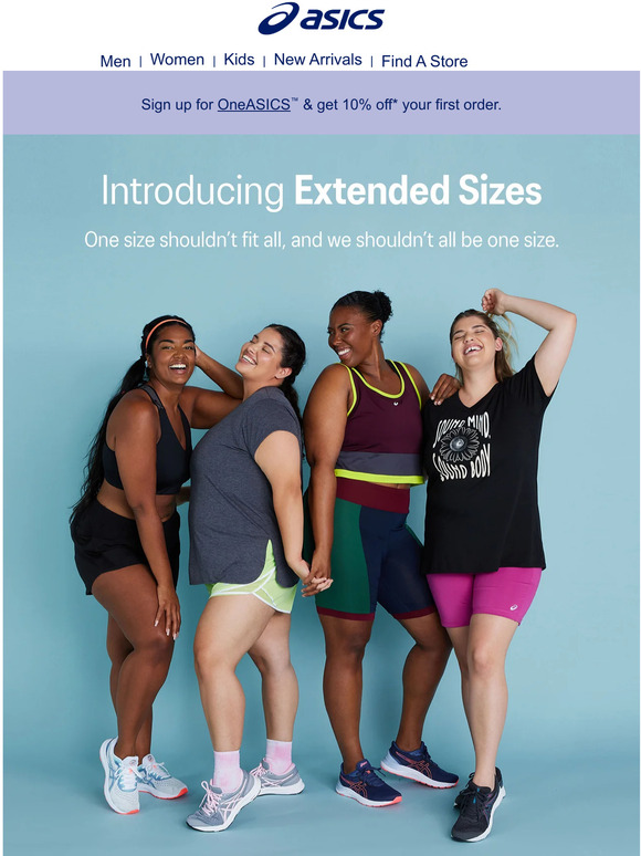 ASICS: Introducing a more inclusive size range for select styles. | Milled