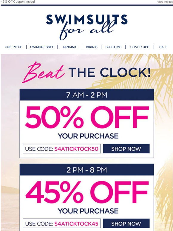 Swimsuits For All: 💌 Coupon Enclosed: Expires at 8 PM! | Milled