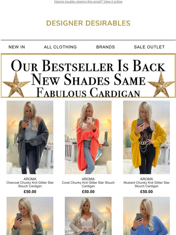 Designer Desirables: ⭐⭐ Our Bestseller Is Back In Stock With New Shades ...