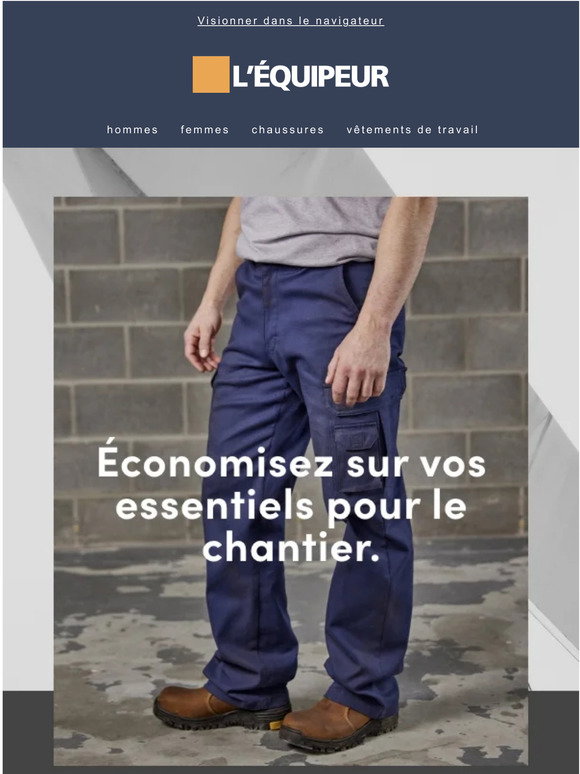 L’Équipeur: Économisez sur vos essentiels pour le chantier. | Milled
