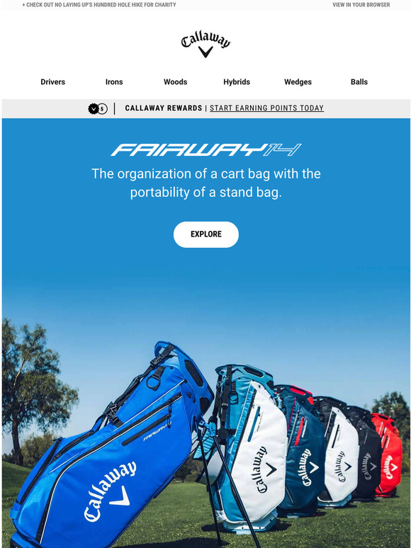 Callaway Golf: Golf Bags Personalized | Now With New Models | Milled