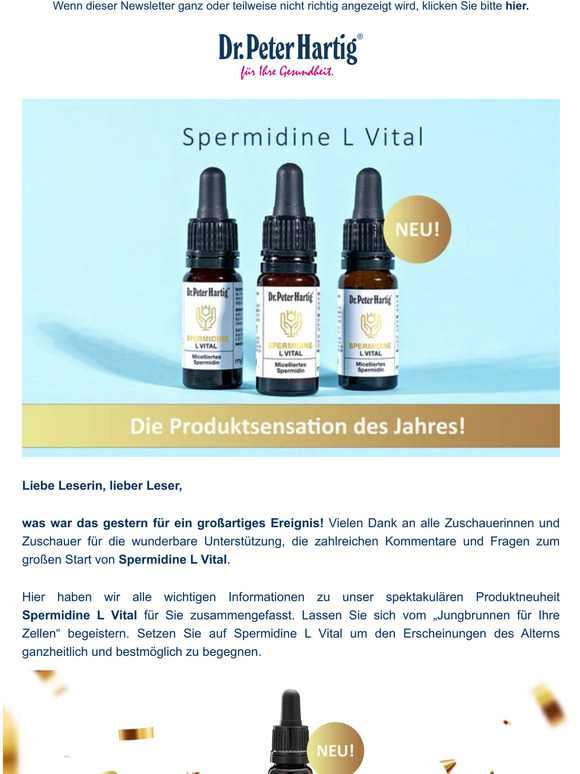 Dr. Peter Hartig: Die Produktsensation des Jahres! | Milled