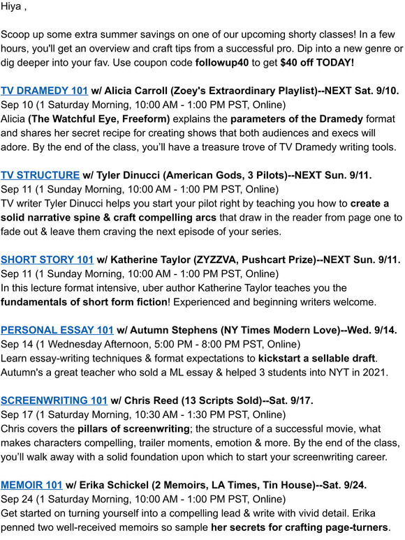 Writing Pad: 🍧Scoop Up a Shorty Class - $40 OFF🍧 | Milled