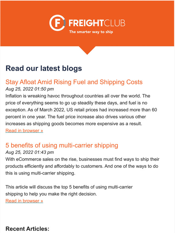 Freight Club: New Posts from Freight Club: The Smarter Way to Ship ...