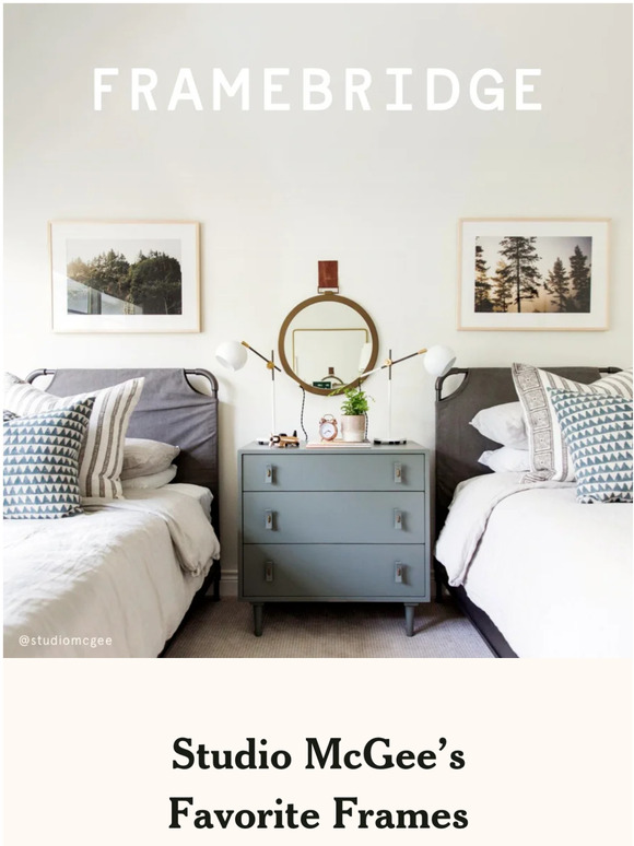 Framebridge: The frames Studio McGee uses again & again | Milled