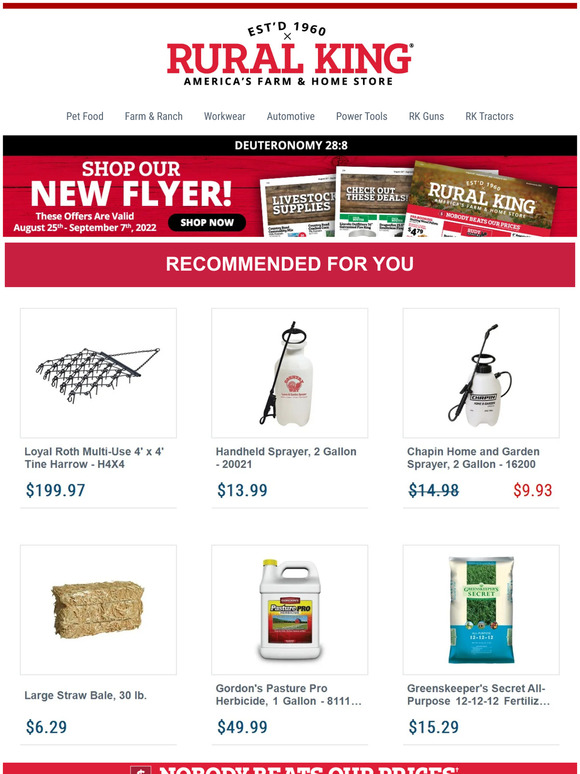 Rural King.com: The Strength & Dependability You Need For The Job! | Milled