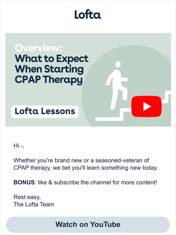 Lofta: Wish We Knew This When Starting CPAP Therapy | Milled