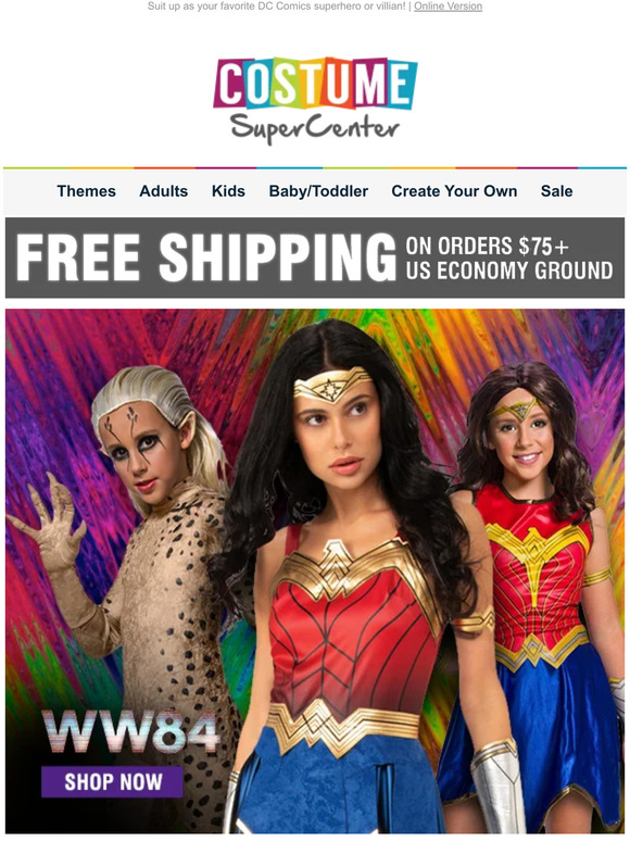 Costume SuperCenter: Suit up as your favorite DC Comics superhero! | Milled