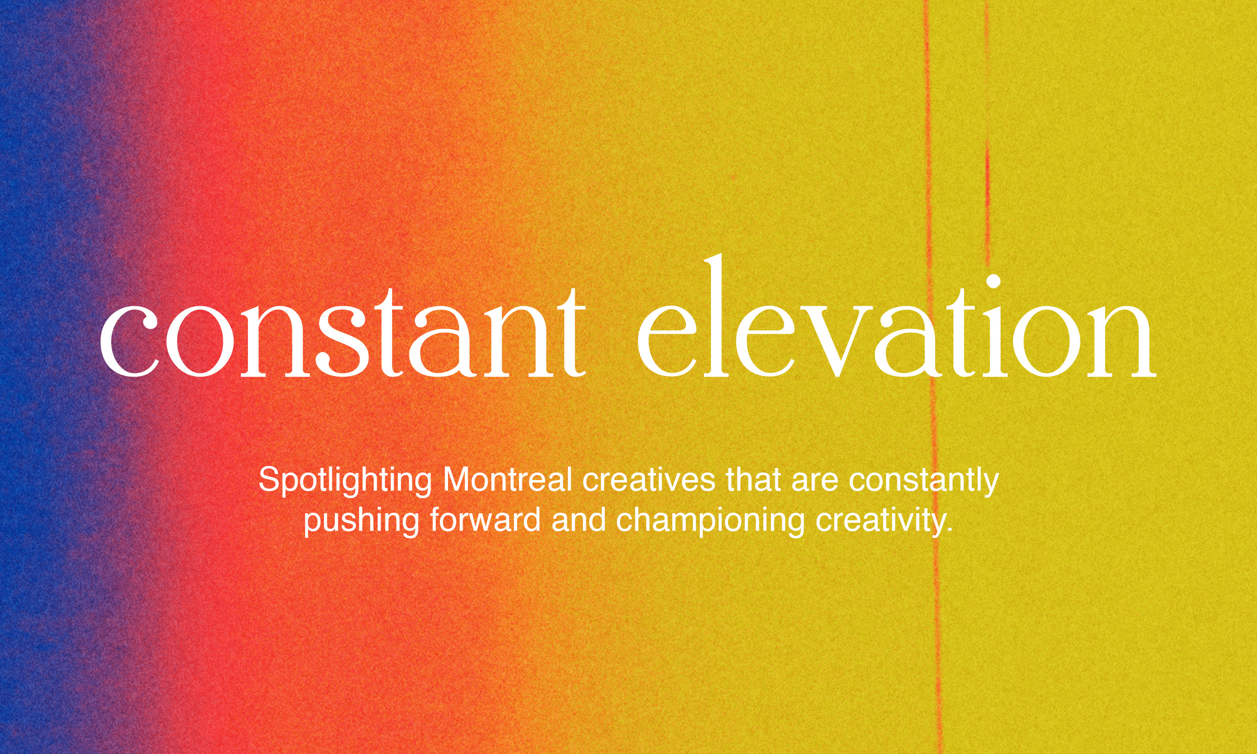 Off The Hook: INTRODUCING EDWARD REILLY for CONSTANT ELEVATION | Milled