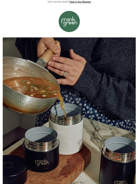 frank green: This container has zero spill 🍲 | Milled