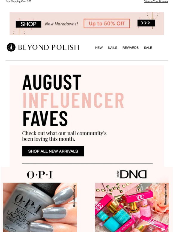 Beyond Polish: August Influencer Faves 💕 | Milled