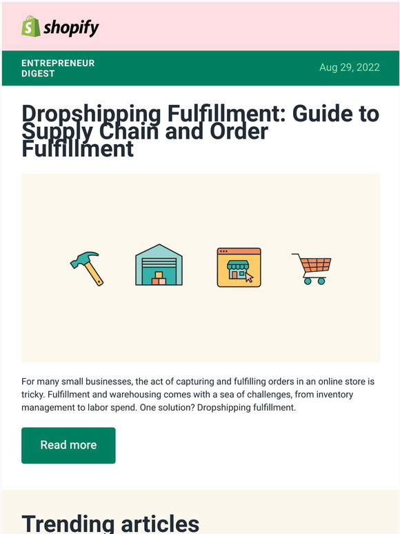 Shopify: Dropshipping Fulfillment: Guide to Supply Chain and Order ...