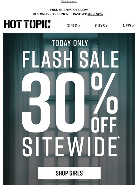 Hot Topic: Start Monday with 30% OFF 📅 | Milled