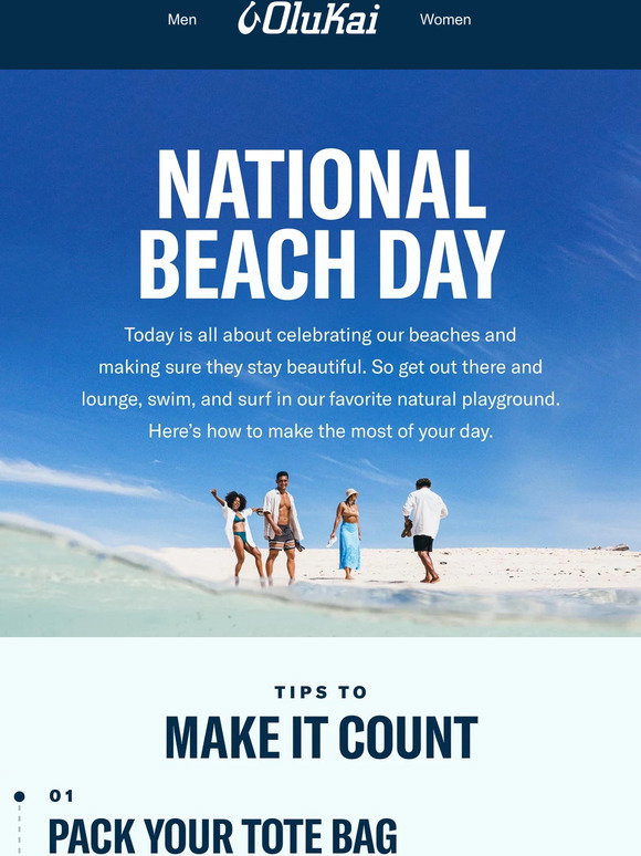 OluKai: It's National Beach Day! | Milled