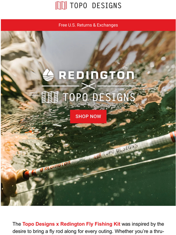 Topo Designs: Topo Designs x Redington Fly Fishing Kit | Milled