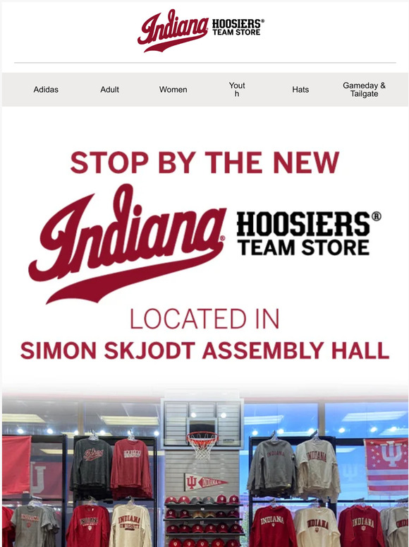 Indiana University Official Store: Stop by Assembly Hall to see the IU ...