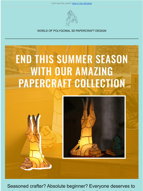PaperCraft World: End this Summer Season with Our Amazing Papercraft ...