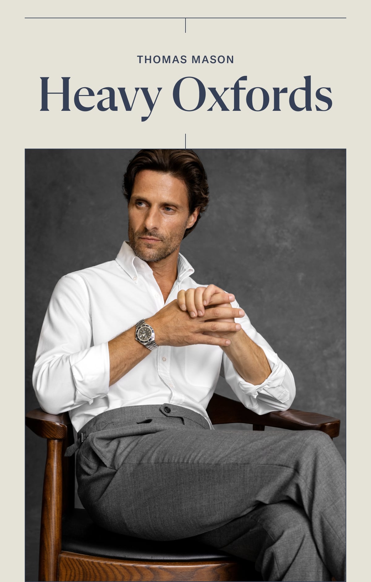 Proper Cloth: New for Fall: Thomas Mason Premium Heavy Oxfords // Don’t ...