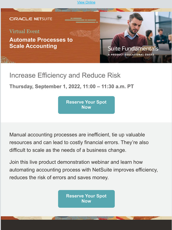 NetSuite: Event: Automate Processes to Scale Accounting | Milled