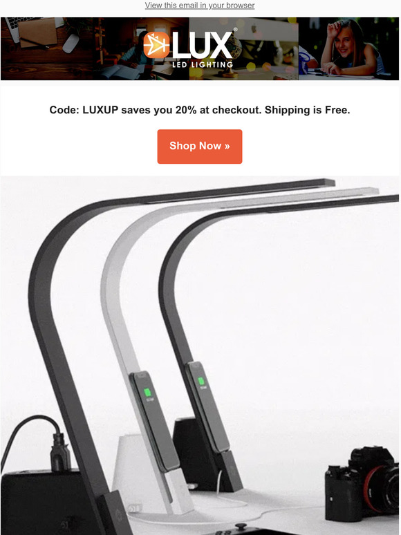 LUX LED Lighting: LUX Up Your Student's Workstation 👍 | Milled