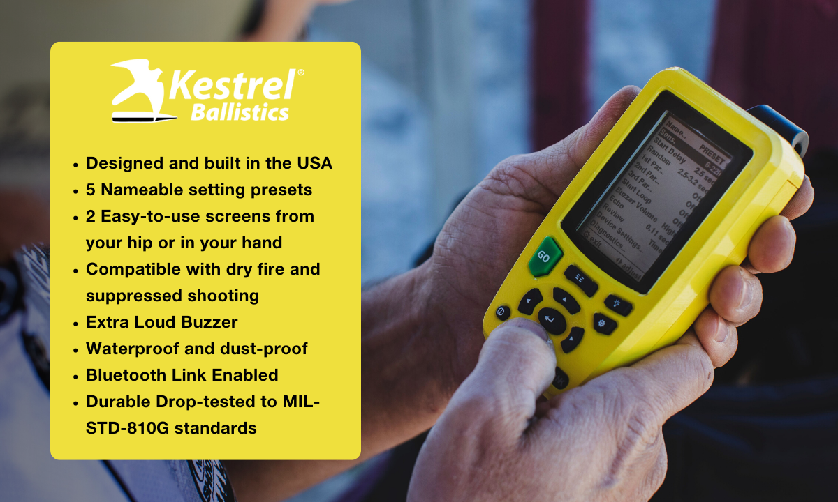 Kestrel Ballistics: The KST1000 Shot Timer - NOW AVAILABLE! | Milled