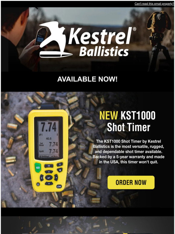 Kestrel Ballistics: The KST1000 Shot Timer - NOW AVAILABLE! | Milled
