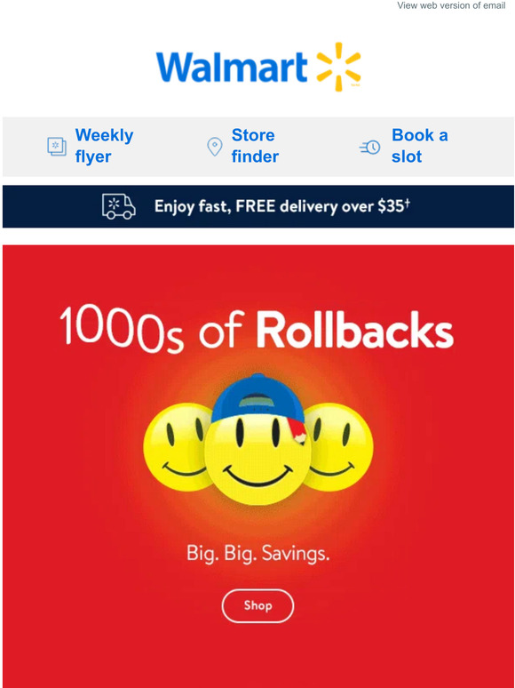 Walmart: Roll into class savings with Rollback 🏫 | Milled