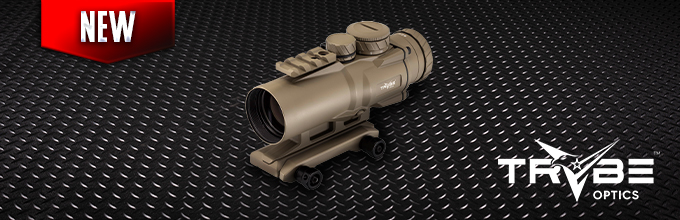 OpticsPlanet: New! TRYBE Optics S.L.E.D. 3X Prism 3x32mm Rifle Scope ...