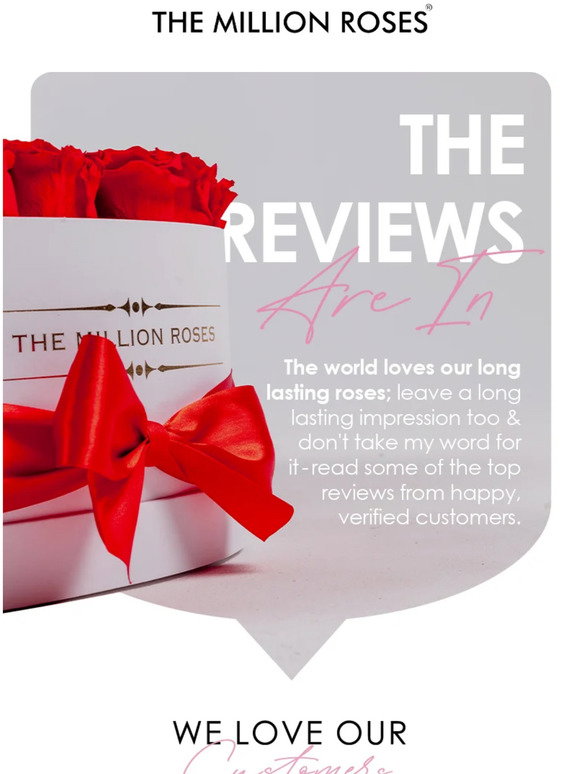 The Million Roses: Trusted and loved by many!💕 | Milled